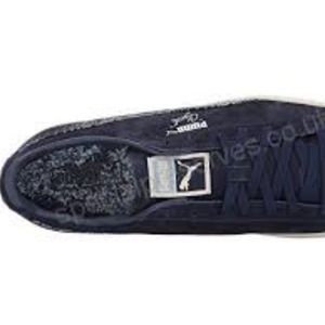 Puma | Shoes | Puma Clyde Marine Japanese Ukiyoe Great Wave Navy | Poshmark